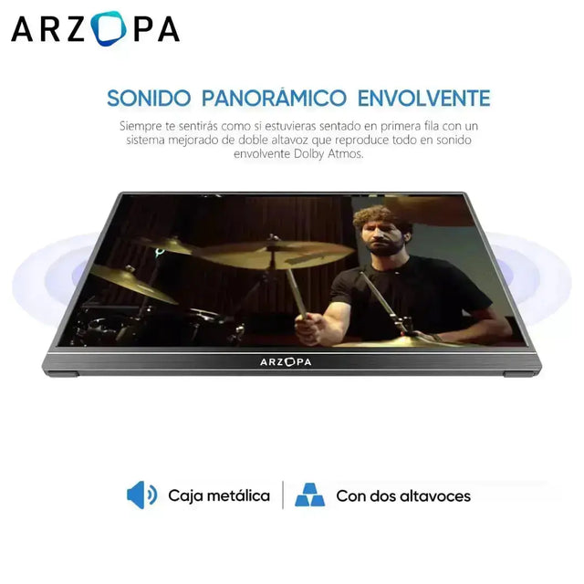 Monitor Portátil Arzopa A1S - 14" - Tokstock