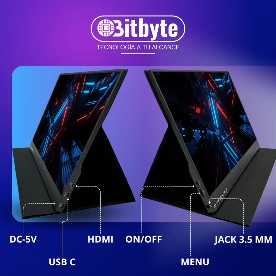 Compra Monitor Portátil Bitbyte 15.6" Full HD – Tokstock